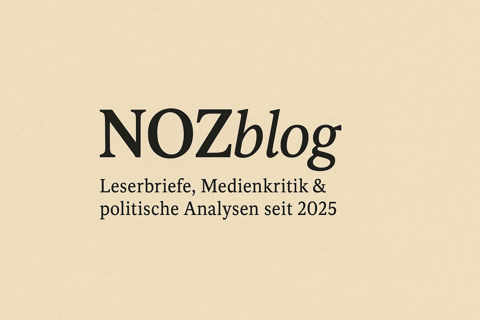 Drei Artikel, ein blinder Fleck: Wie die NOZ das OVG-Urteil zur AfD ...